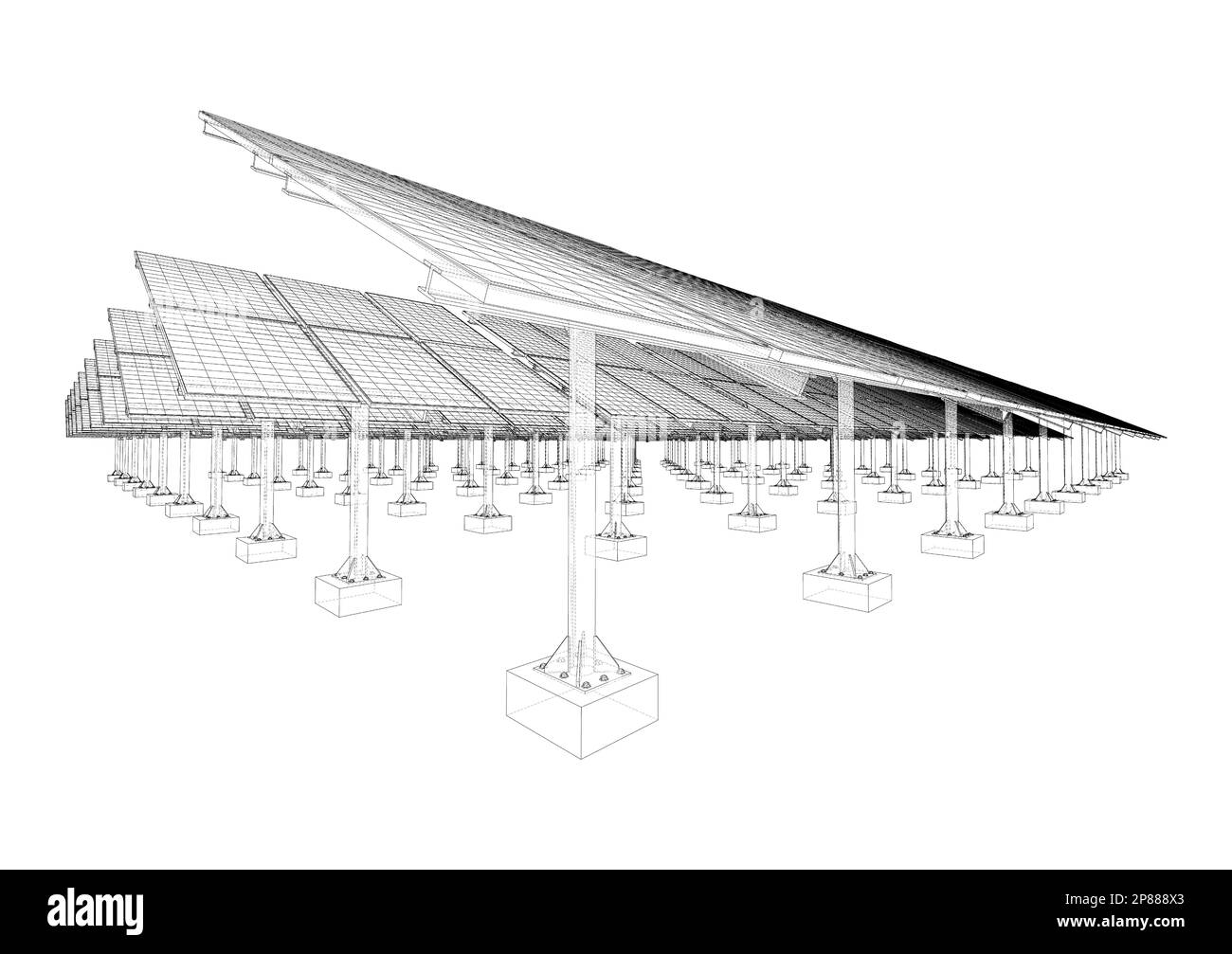 Panel solar sketch Black and White Stock Photos & Images - Alamy