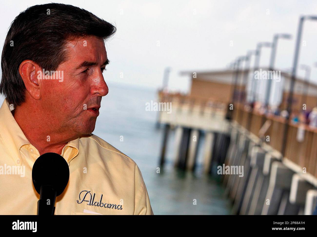 Alabama Gov. Bob Riley speaks at the grand re-opening of the Alabama ...