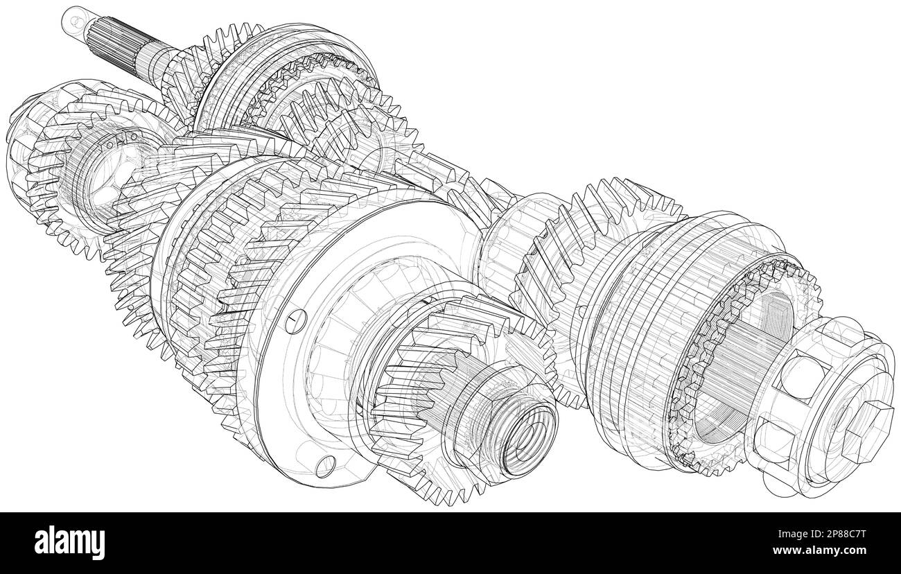 Shaft gearbox Cut Out Stock Images & Pictures - Alamy