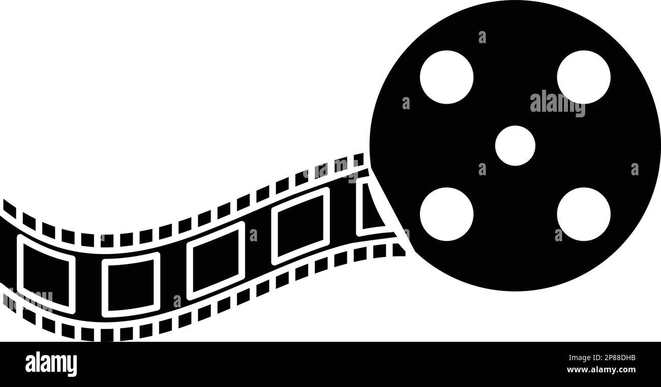 Film reel art Black and White Stock Photos & Images - Alamy