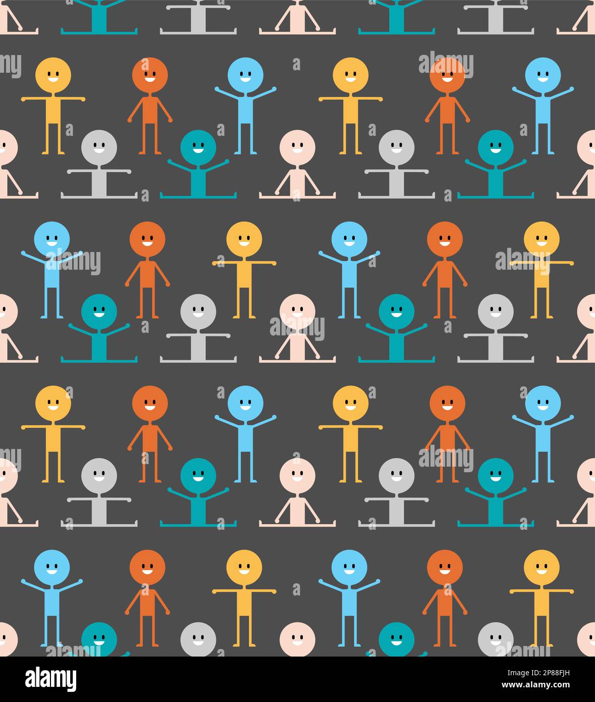 Kids community smiling Stock Vector Images - Alamy