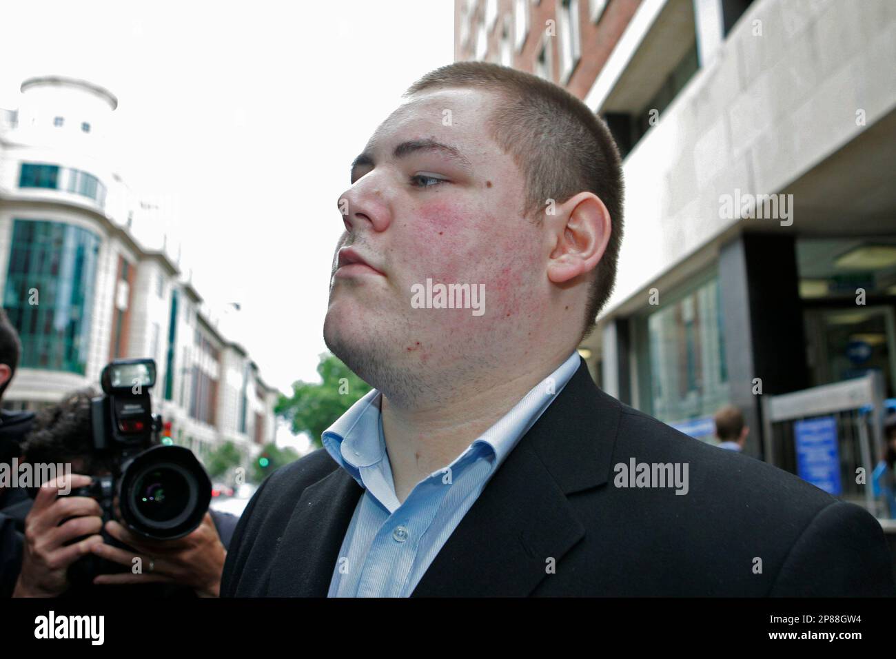 British actor, Jamie Waylett, 19, who plays Vincent Crabbe in the Harry ...