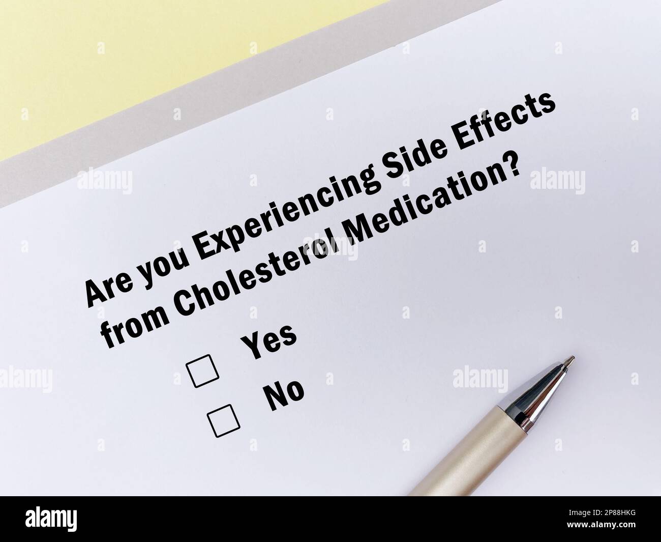 One person is answering question about side effects. She is ...