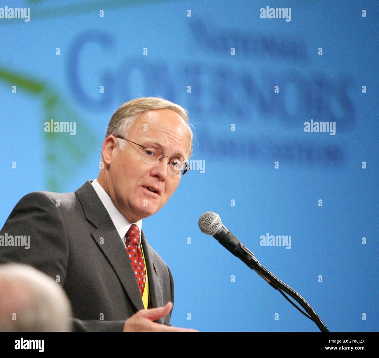 Vermont Gov. Jim Douglas, talks about his health care initiative Monday ...