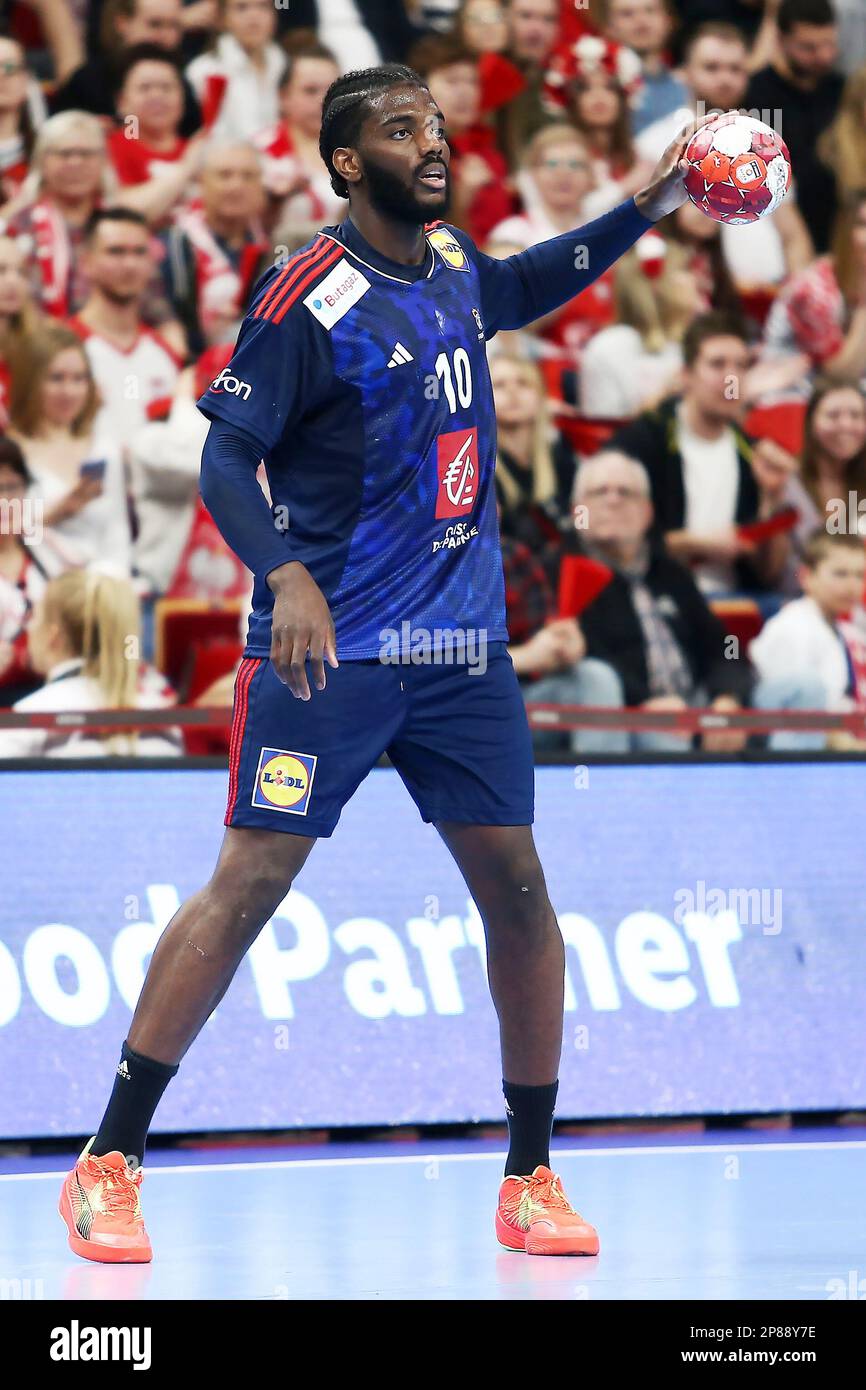 Dika Mem of France during the Men's EHF Euro 2024, Qualifiers Handball ...