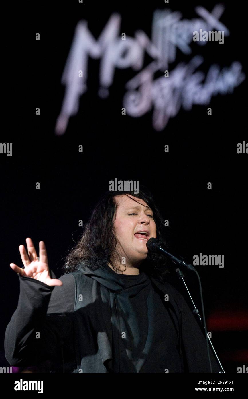 British-born singer-songwriter Antony Hegarty, lead singer of the band ...