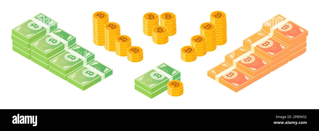 Thai Baht Money and Coin Bundle Set Stock Vector Image & Art - Alamy