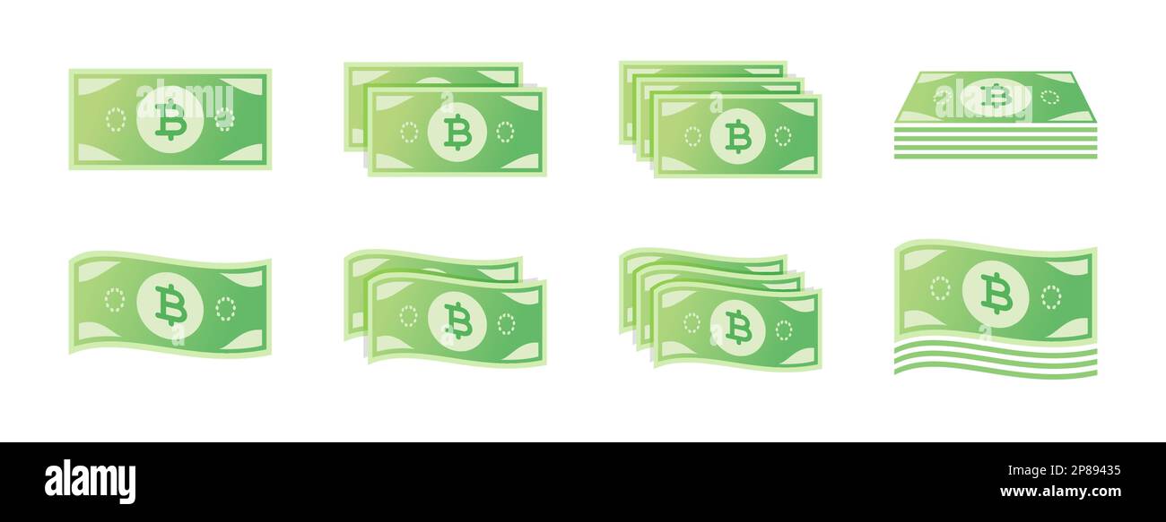 Thai Baht Banknote Icon Set Stock Vector Image & Art - Alamy