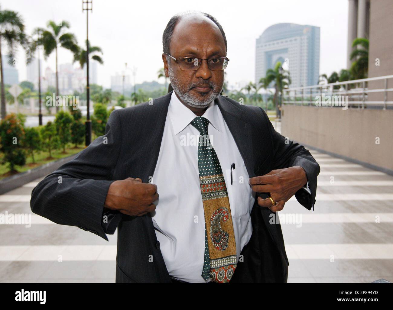 Sivarasa Rasiah, one of the defense team for former Malaysian Deputy ...