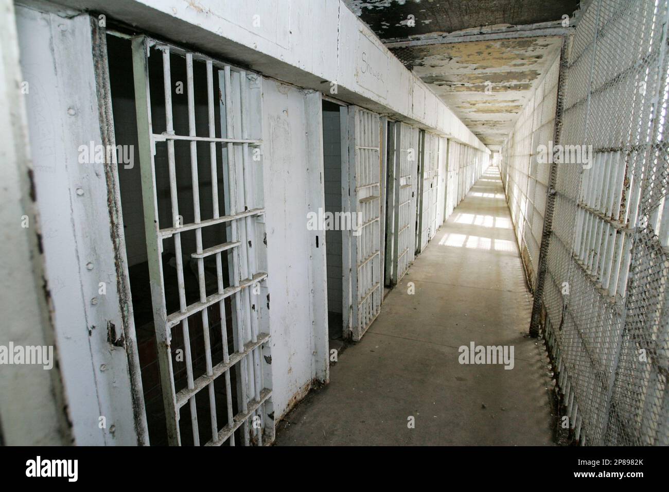 This Friday, Jan. 18, 2008 photo shows the disused East Cellhouse of ...