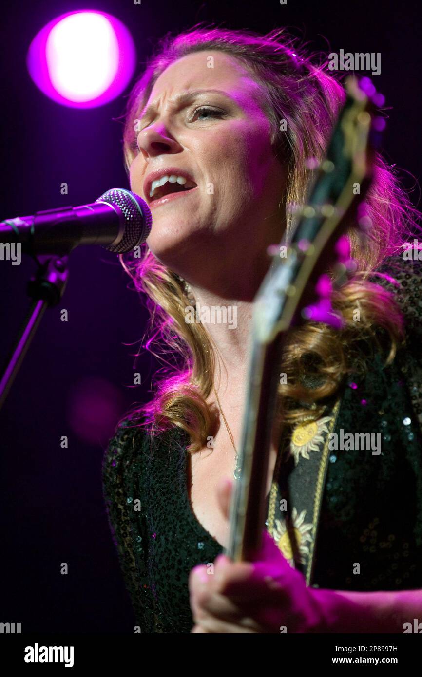 US Blues singer Susan Tedeschi performs on the Stravinski Hall stage ...
