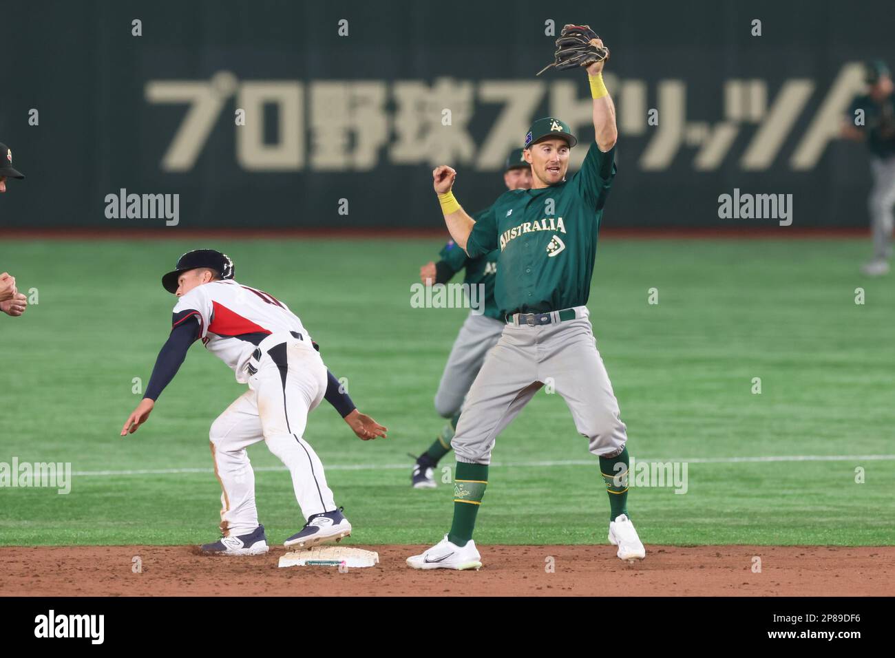 Tokyo, Japan. 9th Mar, 2023. (L to R) Tommy Edman (KOR), Logan Wade ...