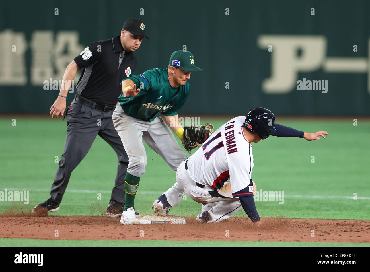 Tokyo, Japan. 9th Mar, 2023. (L-R) Logan Wade (AUS), Tommy Edman (KOR ...
