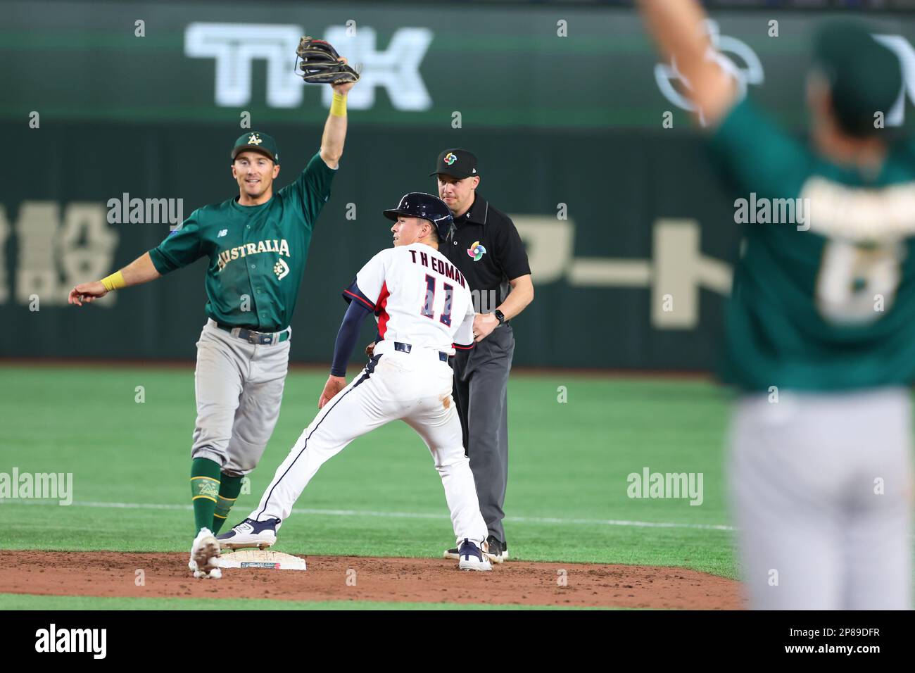 Tokyo, Japan. 9th Mar, 2023. (L-R) Logan Wade (AUS), Tommy Edman (KOR ...