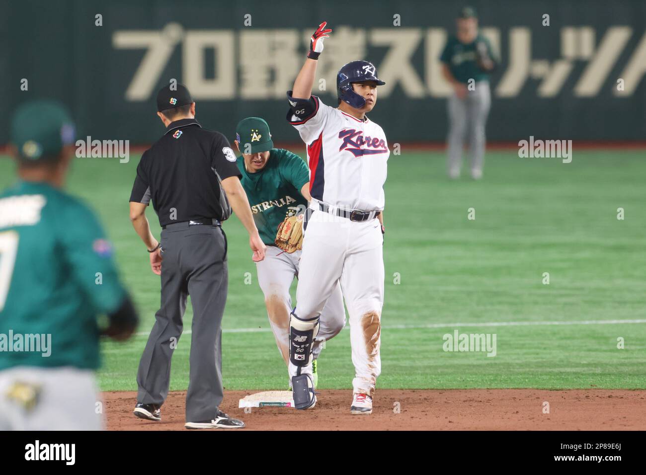 Tokyo, Japan. 9th Mar, 2023. (L to R) Logan Wade (AUS), Baekho Kang ...