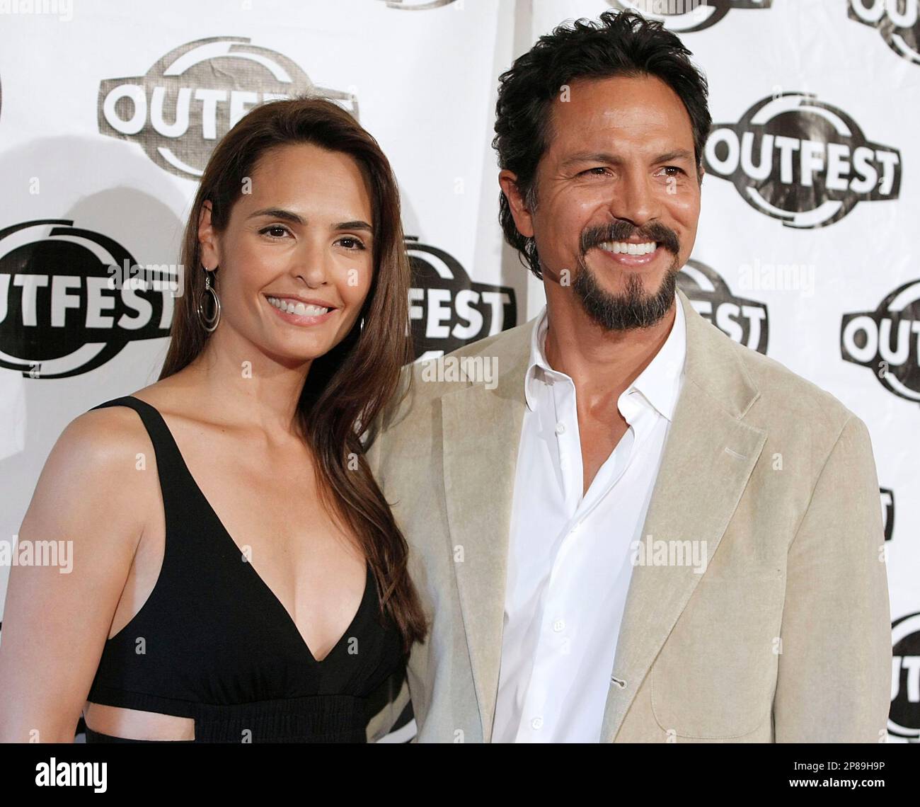 Actor Benjamin Bratt, right, and his wife, actress Talisa Soto arrive ...