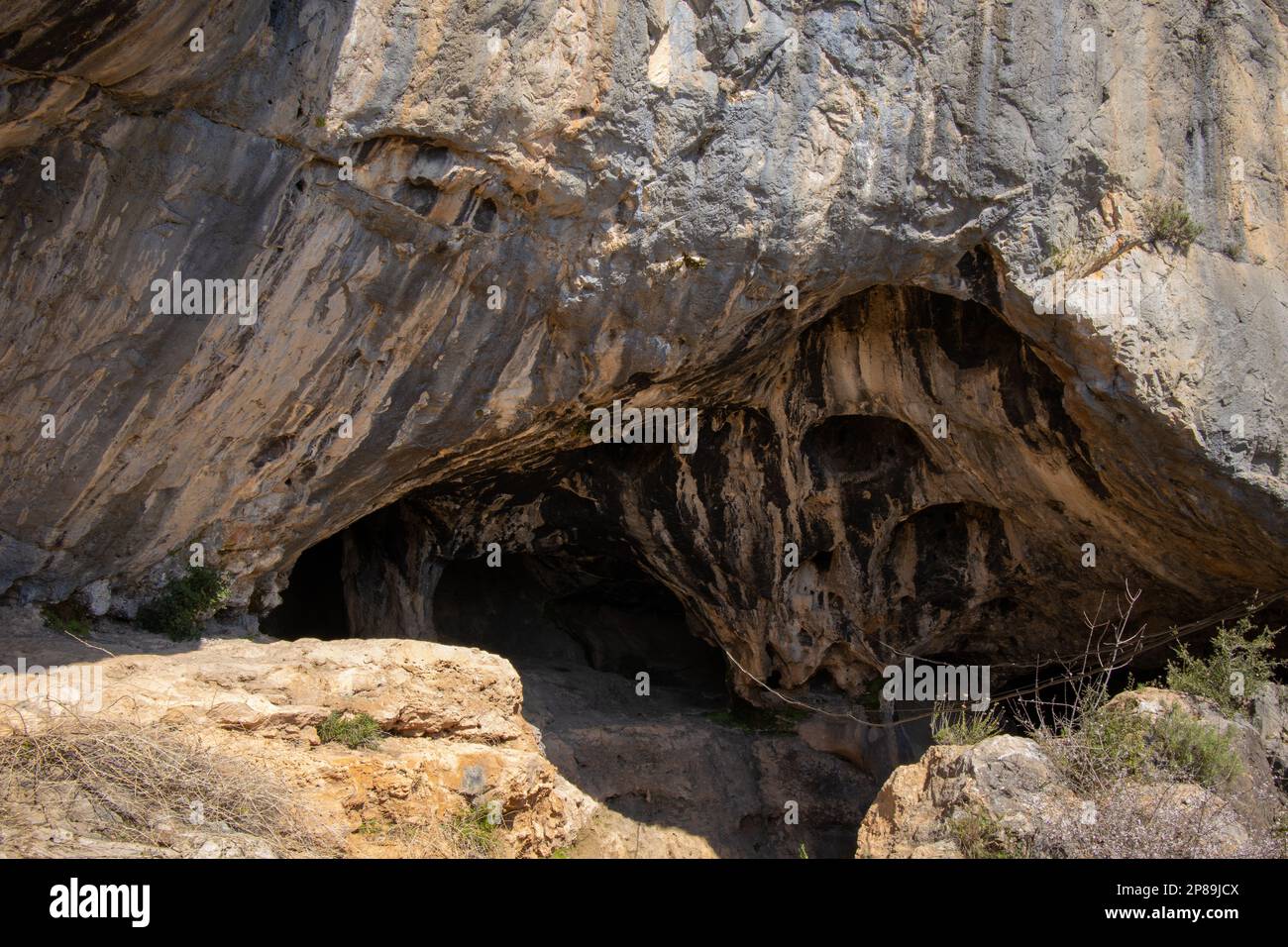 Ancient Karain Cave in Turkey Stock Photo - Alamy