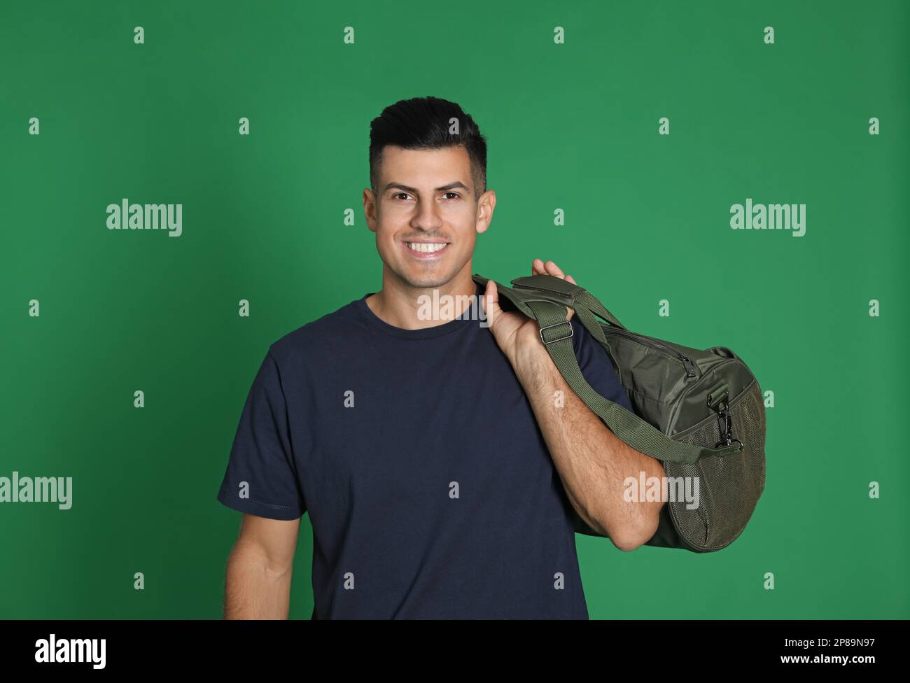 Man packing sports bag hi-res stock photography and images - Alamy