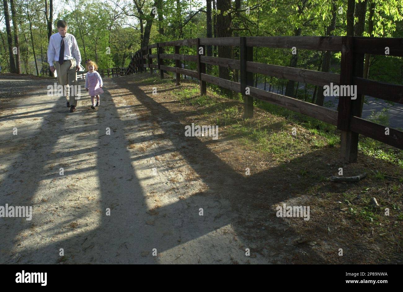 Todd Rinck takes his daughter Claire, 3, for an afternoon of father ...