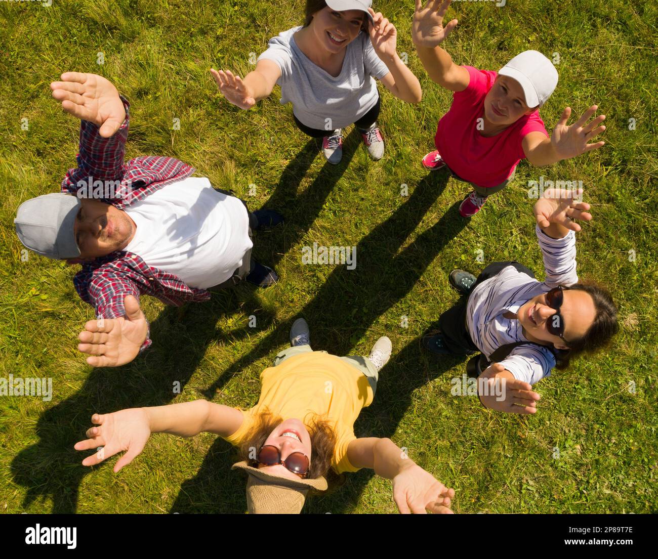 Aerial view rising above man hi-res stock photography and images - Alamy