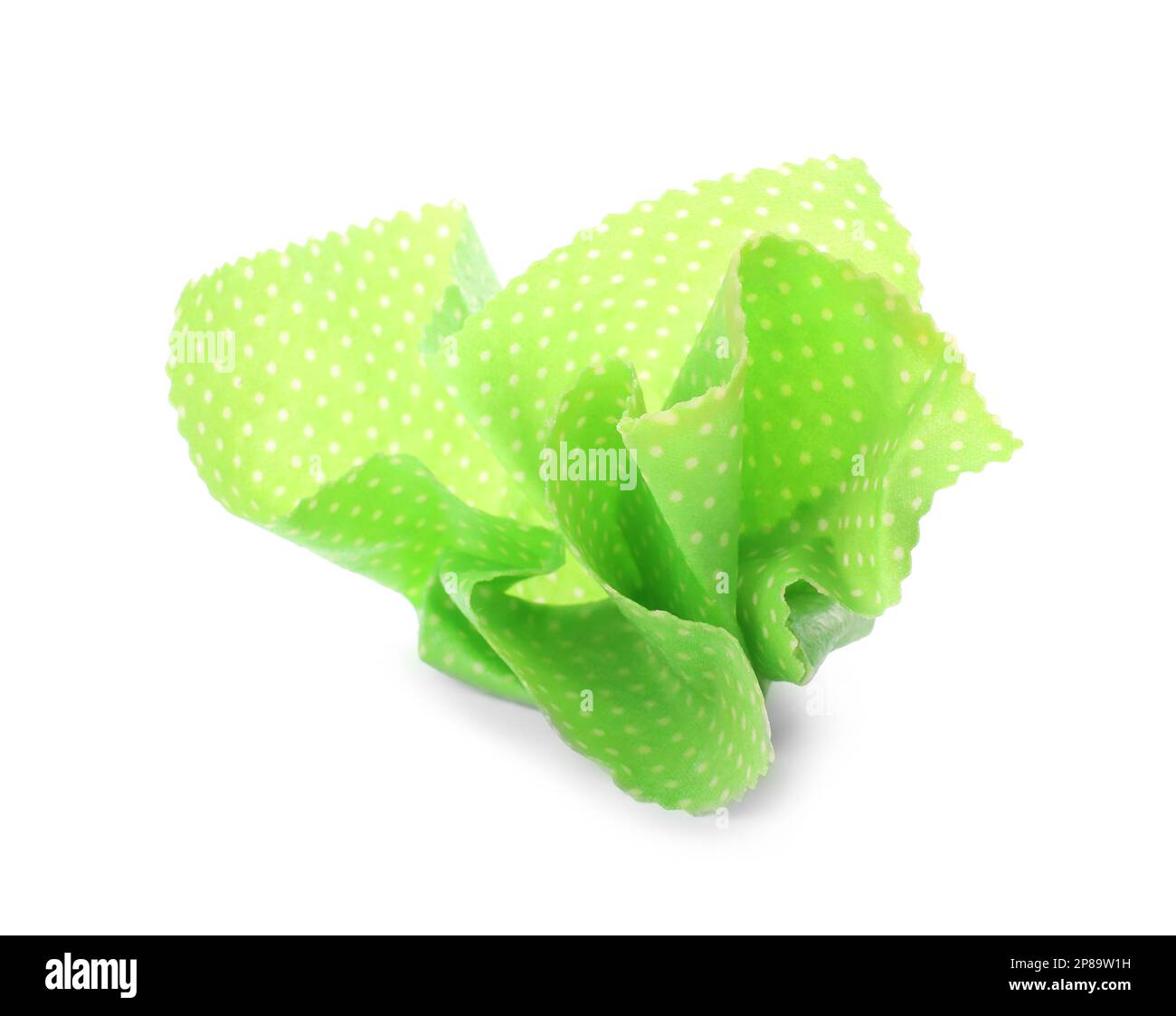 Crumpled green beeswax food wrap on white background Stock Photo - Alamy