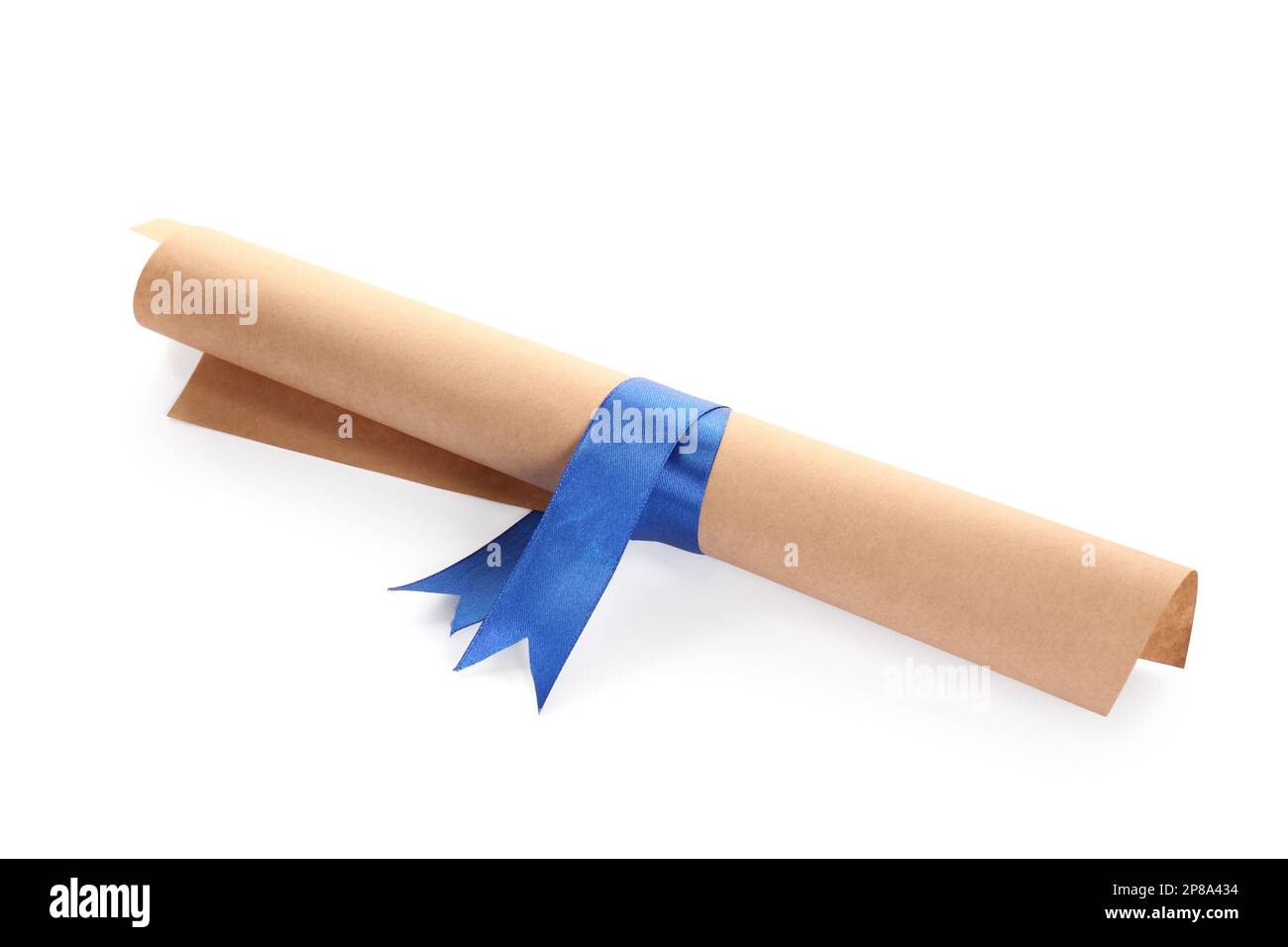 University scroll blue ribbon Cut Out Stock Images & Pictures - Alamy