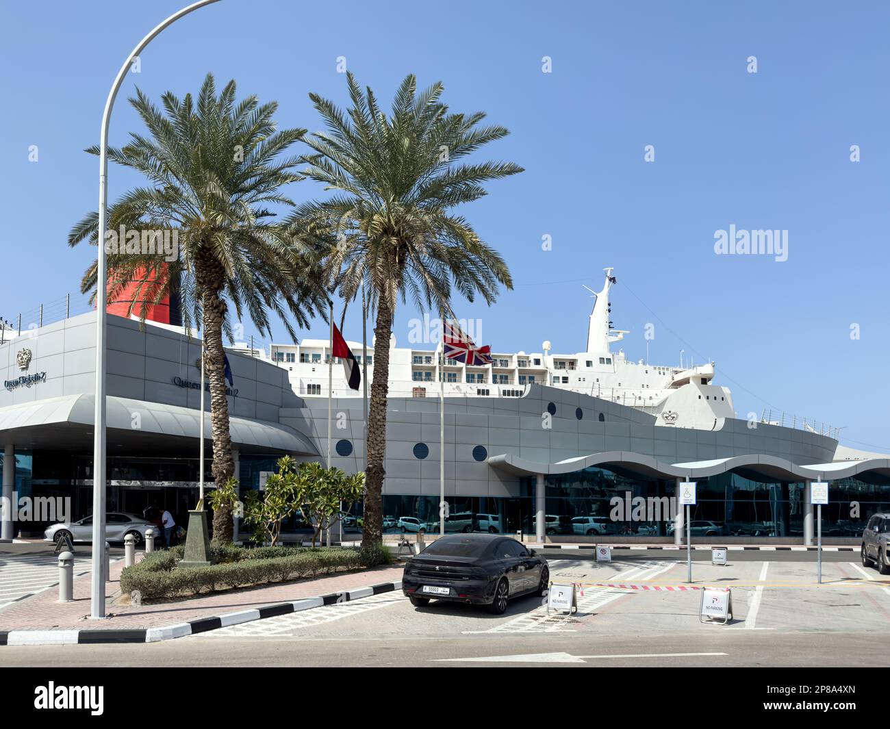 The historic Queen Elizabeth 2 ship that is now a luxury floating hotel ...