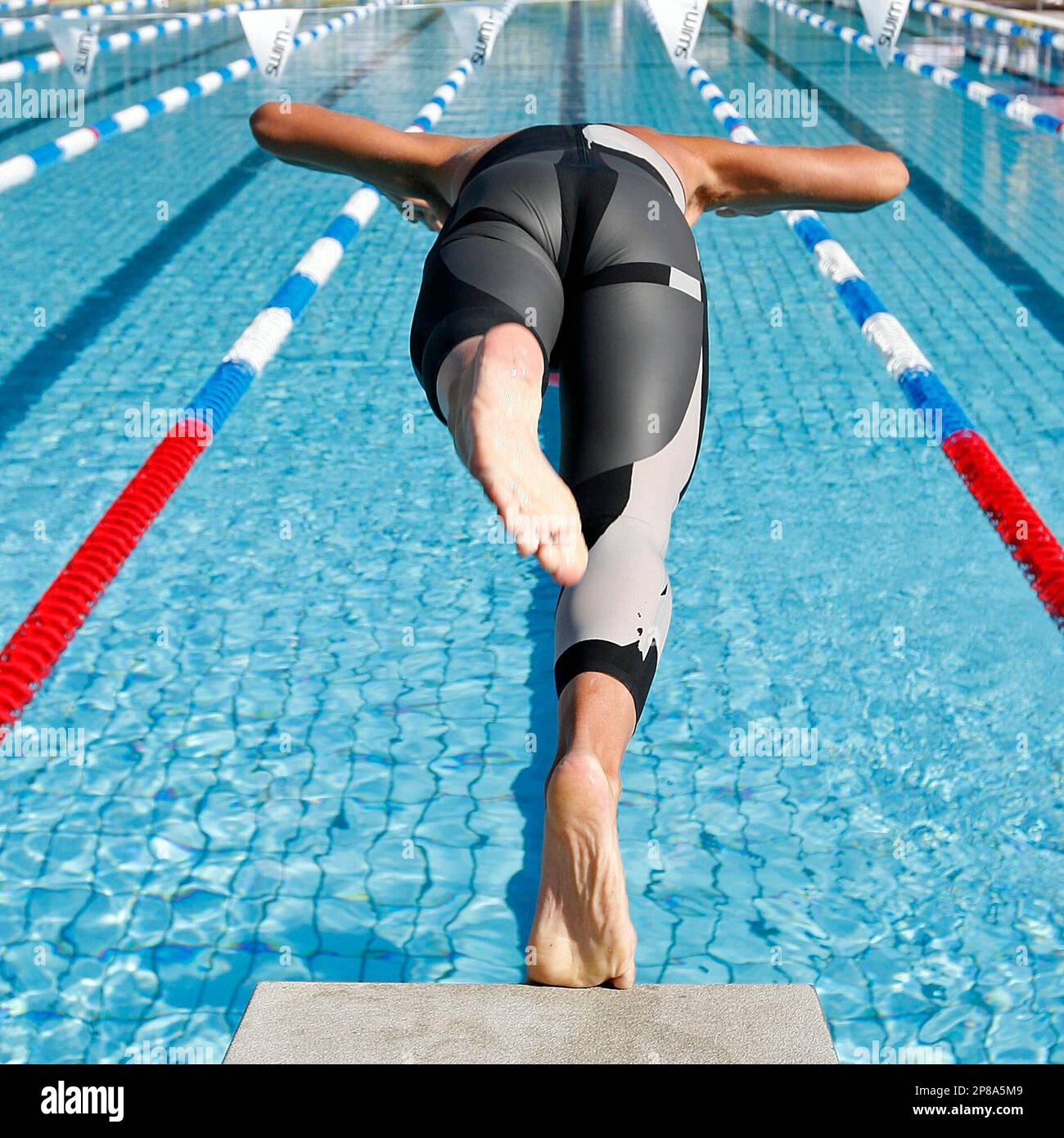 SN Bellinzona's Dejan Marjanovic, wearing a Speedo LZR Elite Racer ...