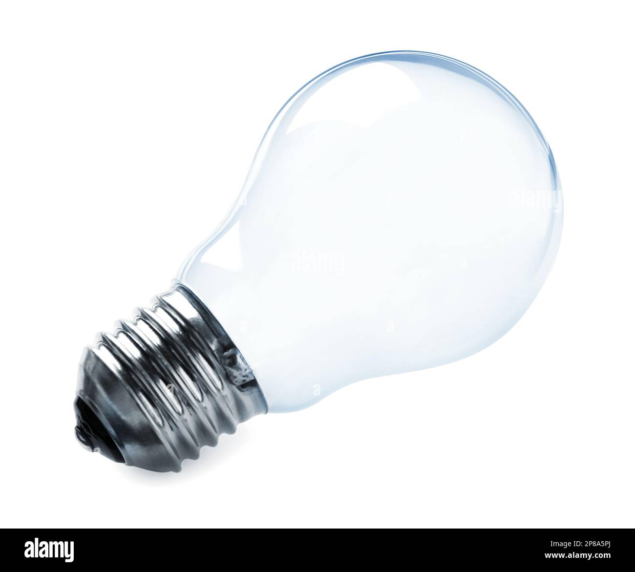Light bulb isolated on white. Space for design Stock Photo - Alamy