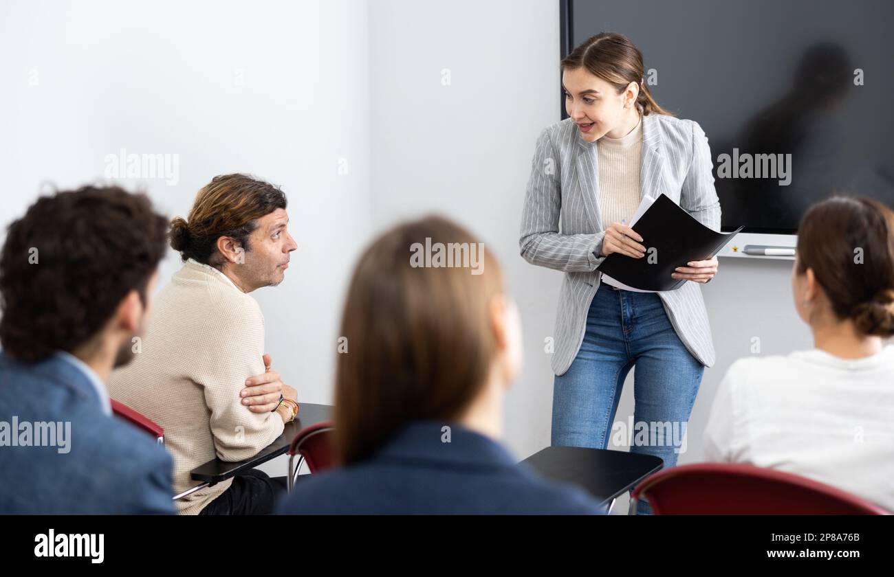 Lecture hall students french hi-res stock photography and images - Alamy