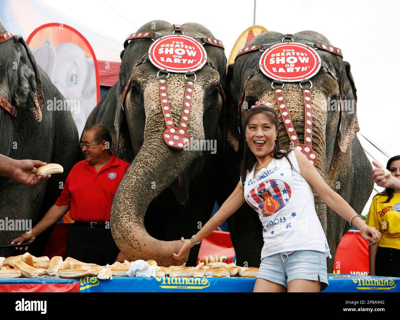 Juliet Lee, 43, one of the three competitors at the first-ever ...