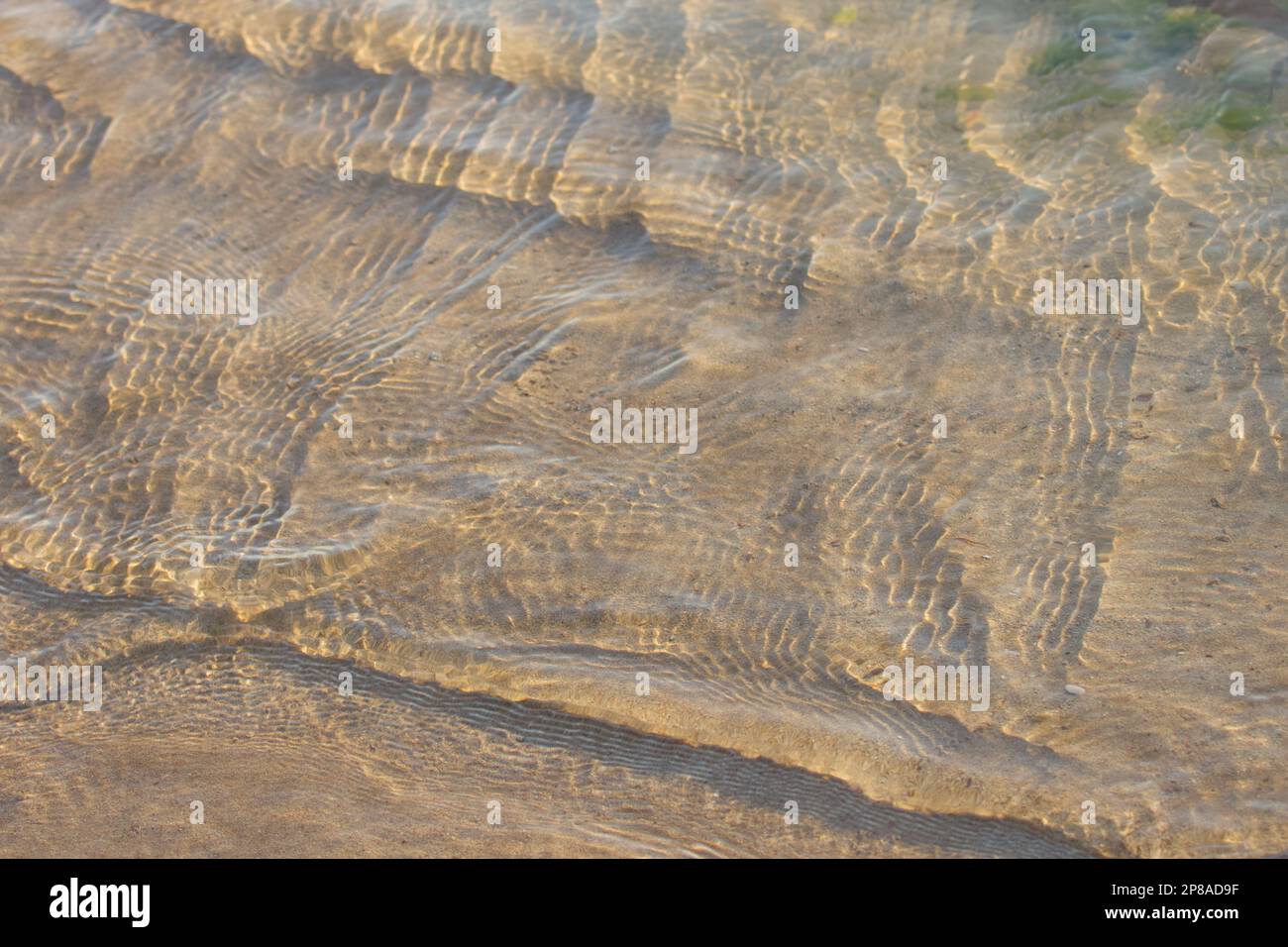 Clean, Transparent, Ocean water ripple background. Selective focus ...