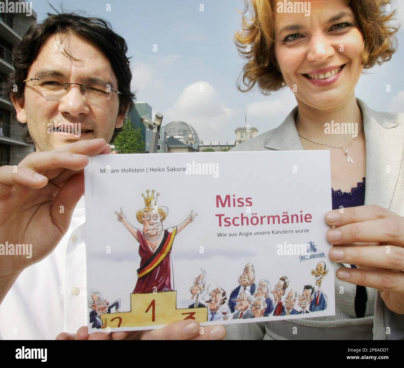 Bundeskanzlerin Angela Merkel als witzige Comicfigur: Die Journalistin ...