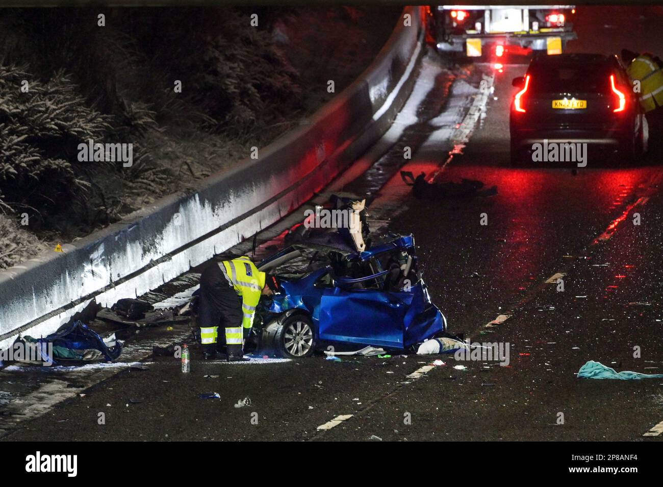 M5 Junction 4 Bromsgrove, 9th March 2023 - A man has recieved life ...