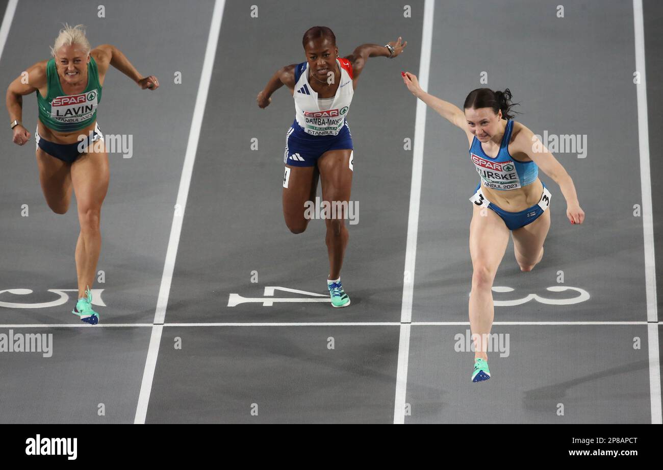 Sarah LAVIN of Ireland ,Cyr na SAMBA-MAYELA of France and Reetta HURSKE ...