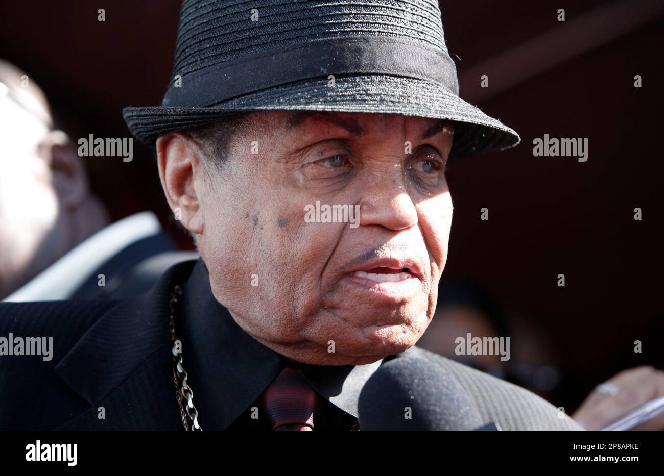 Joe Jackson, father of the late pop star Michael Jackson, arrives at ...