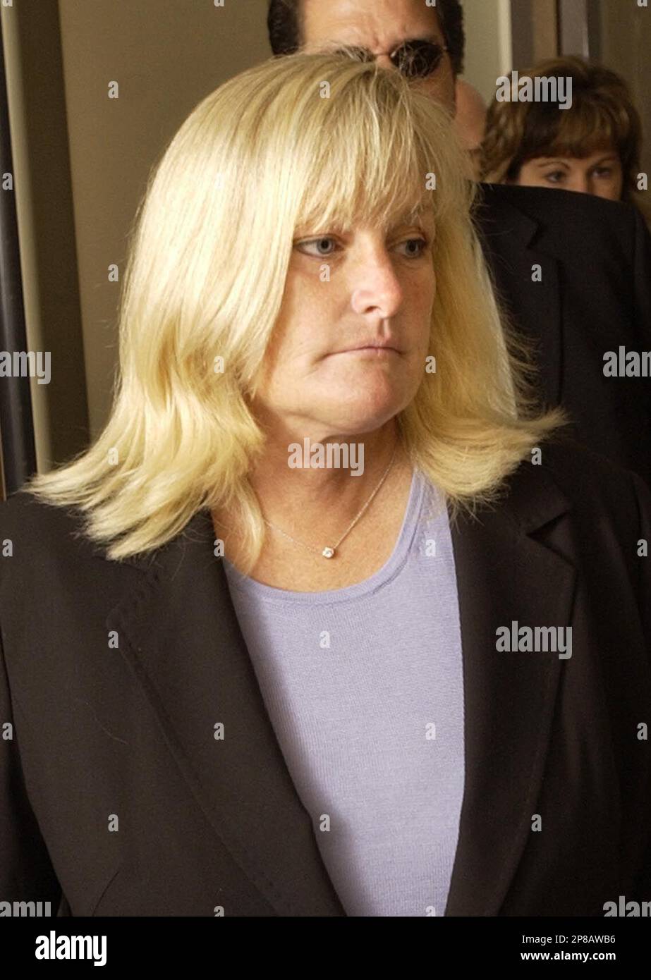 FILE - In this April 28, 2005 file photo, Debbie Rowe, Michael Jackson ...