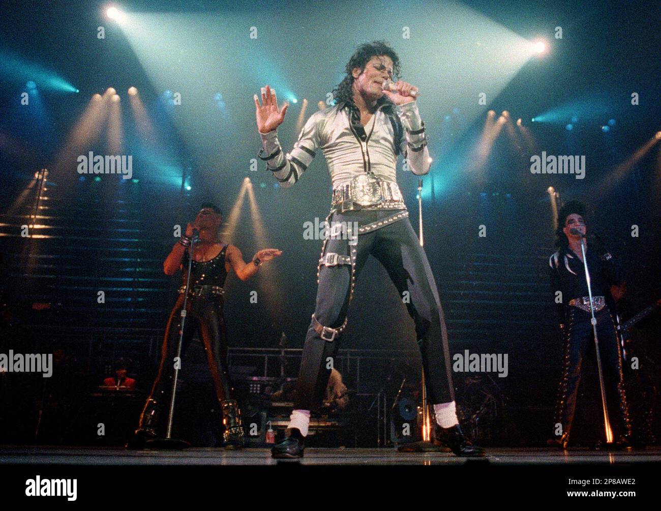 FILE - In this Nov. 13, 1988 file photo, pop singer Michael Jackson ...