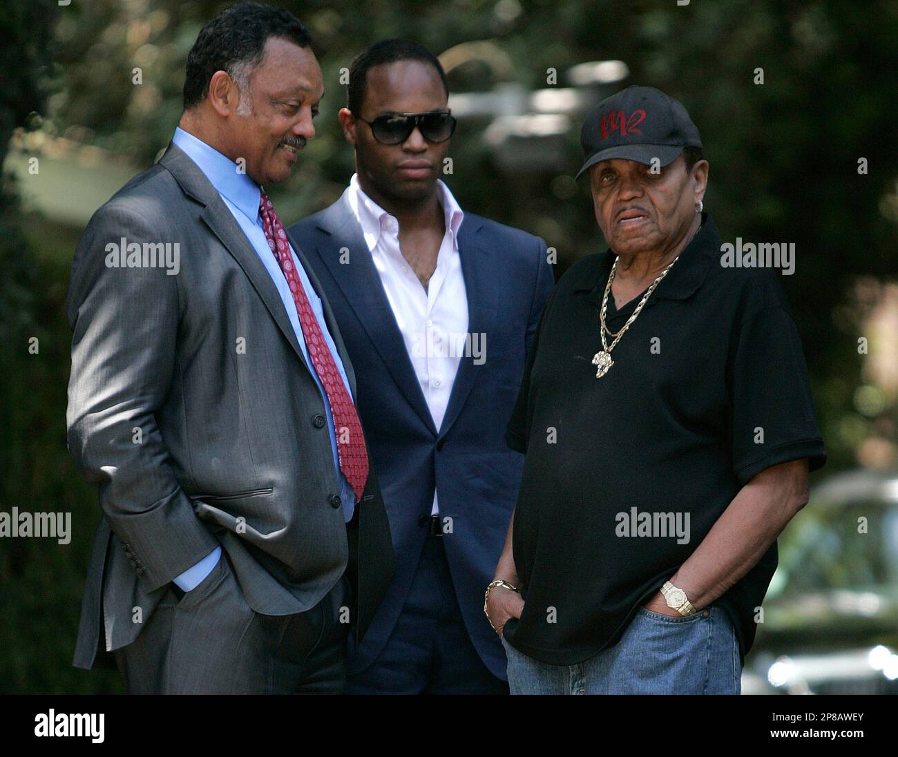 Rev. Jesse Jackson, from left, and his son Yusef DuBois Jackson, speak ...