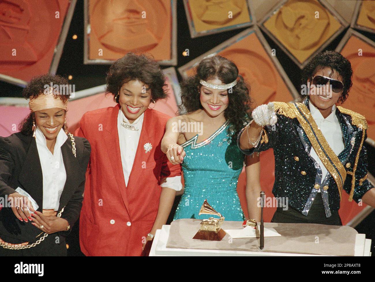 Michael Jackson With His Sisters