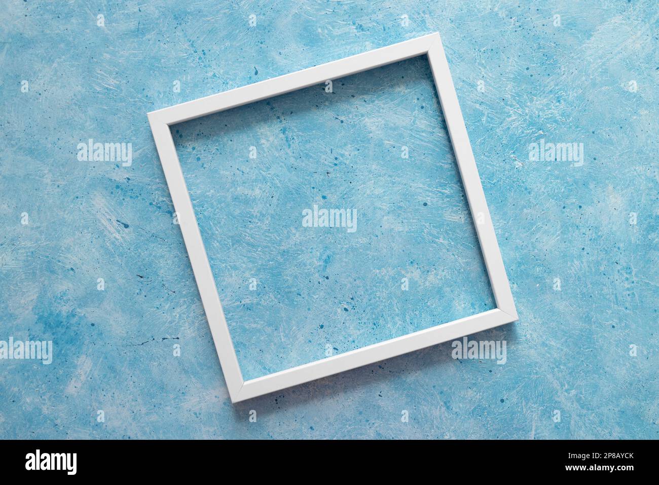 white square picture frame mock-up with copy space for yout text or ...