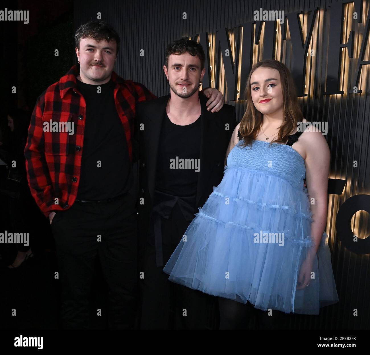 Hollywood, USA. 08th Mar, 2023. Nell Mescal, Paul Mescal and Donnacha ...
