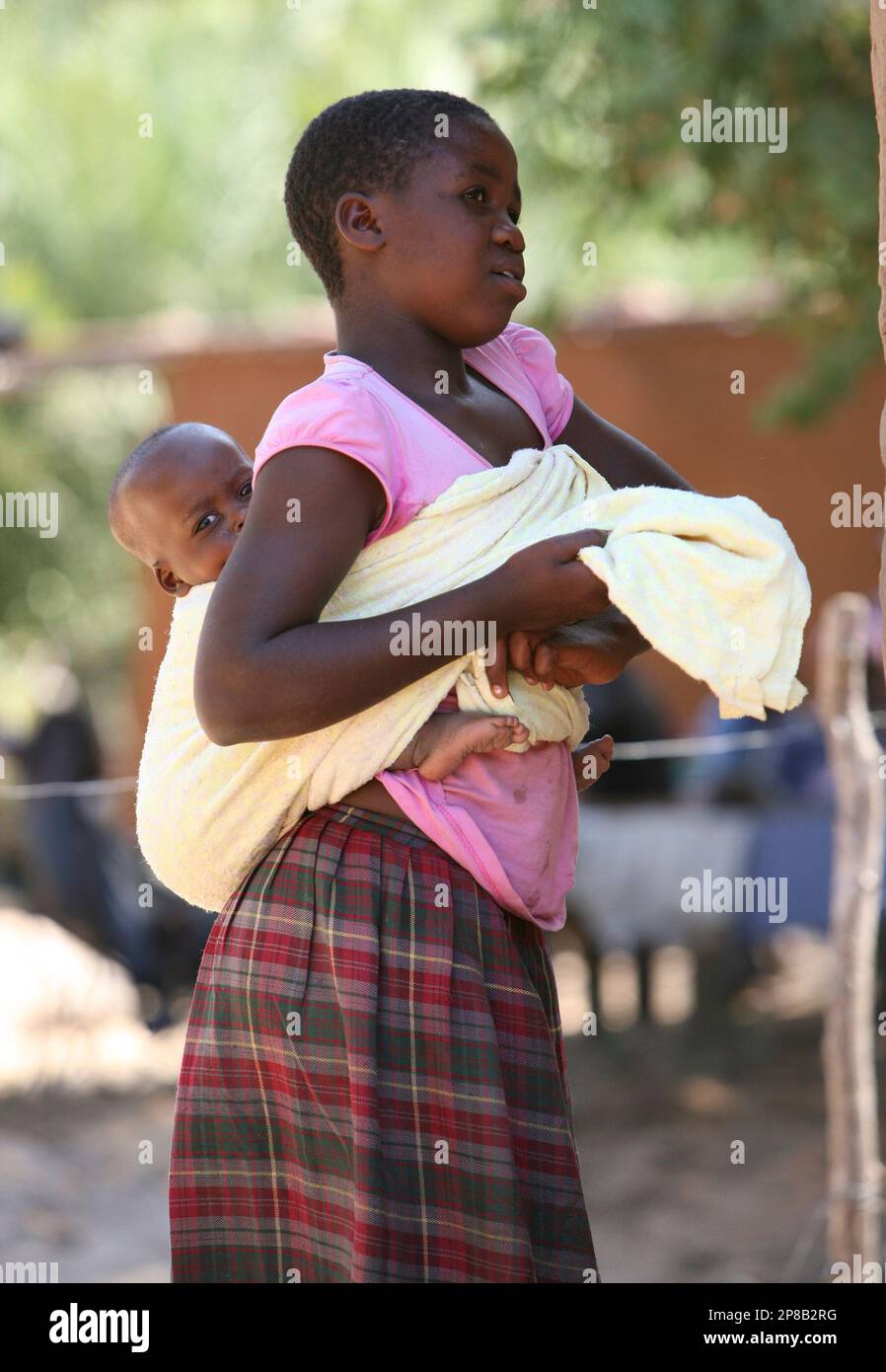 FILE - In this photo taken on April 9, 2009, Sibekiwe Moyo,14, who is ...
