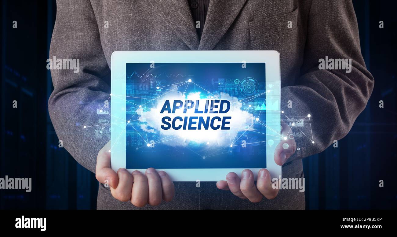 Person holding tablet, technology concept Stock Photo - Alamy