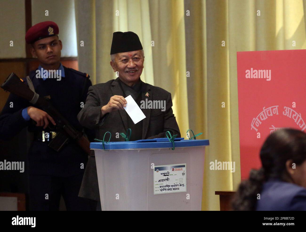 March 9, 2023: Presidential candidate Subash Nembang, leader of ...