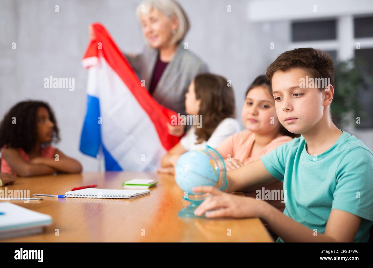 Woman learning netherlandish hi-res stock photography and images - Alamy