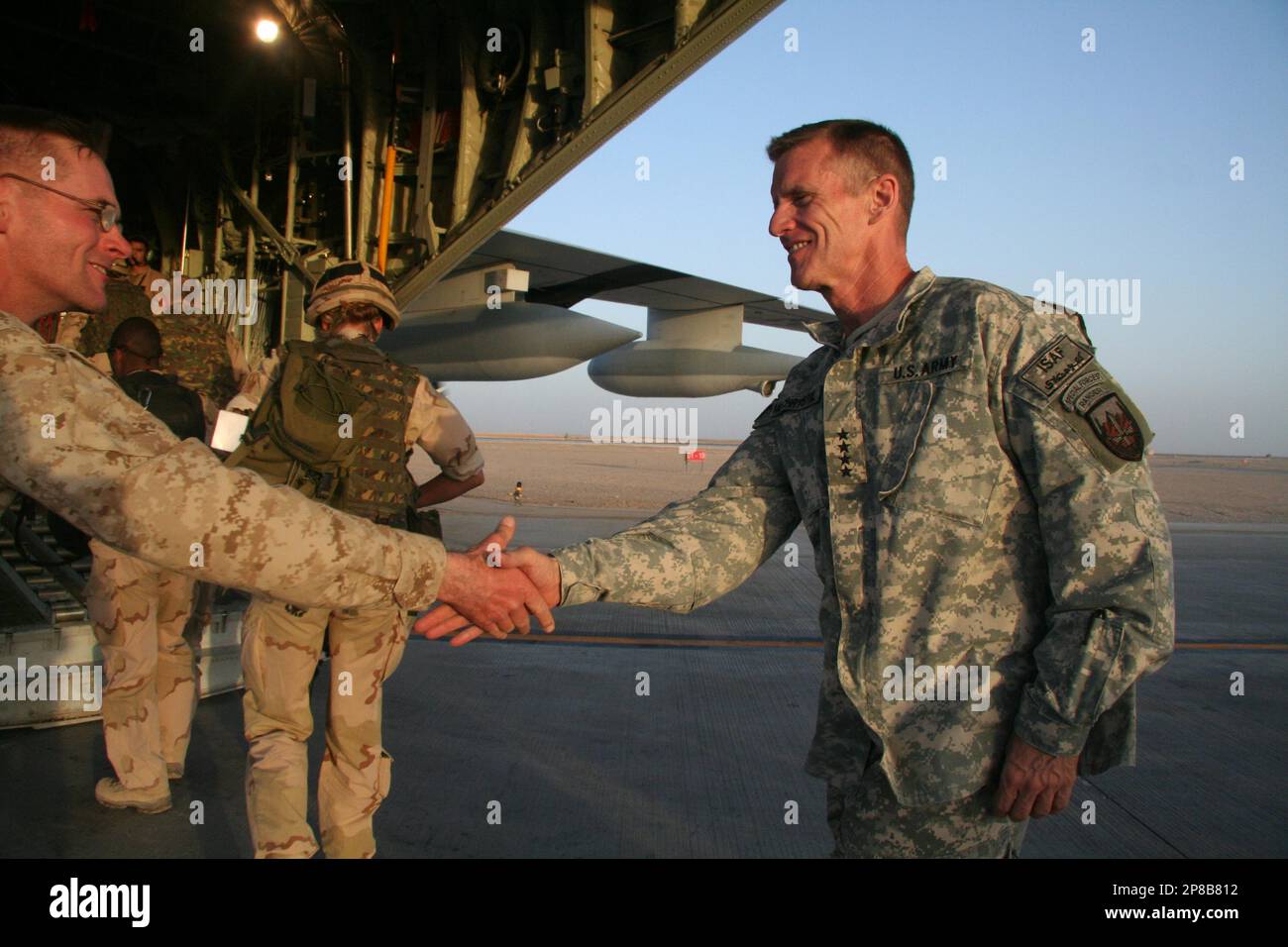 The head of U.S. and NATO forces in Afghanistan, U.S. Gen. Stanley ...