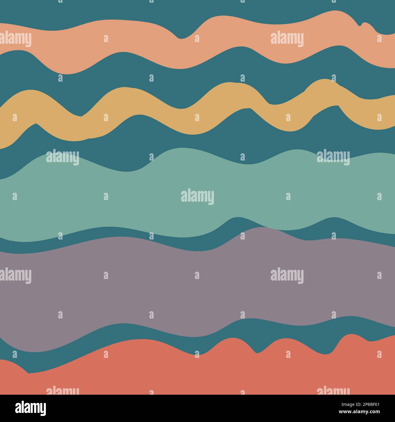 Abstract horizontal background with colorful waves Stock Vector Image ...