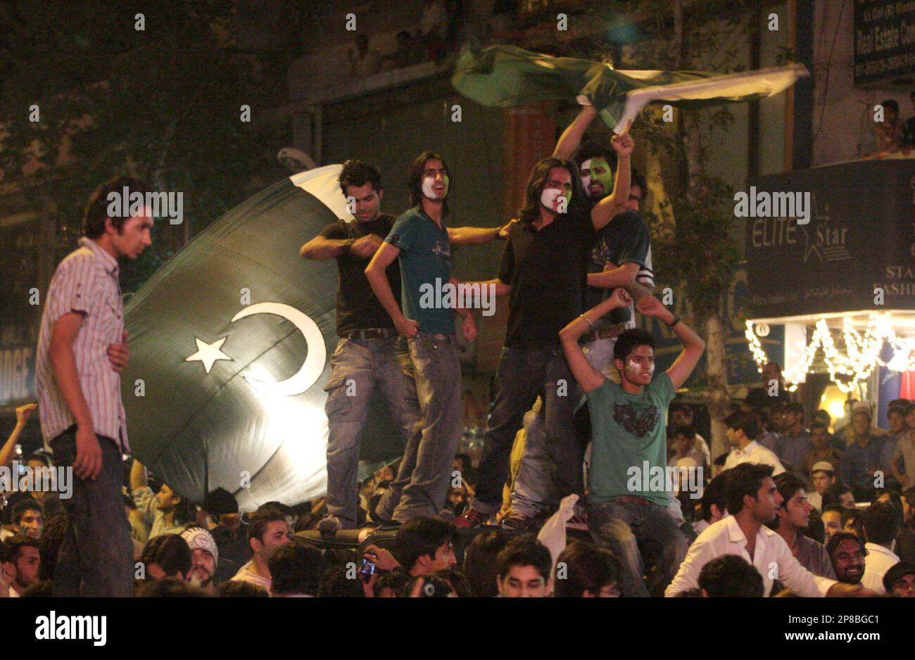 Pakistan cricket fans gather in Islamabad, Pakistan, on Sunday, June 21 ...