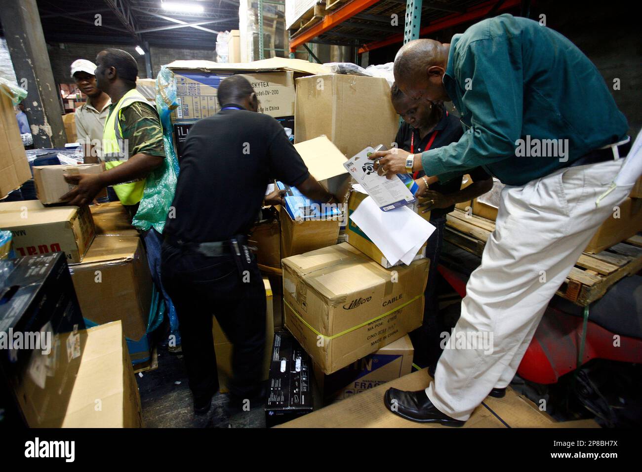 In This Photo Taken On May 12 2009 Jamaica Customs Contraband